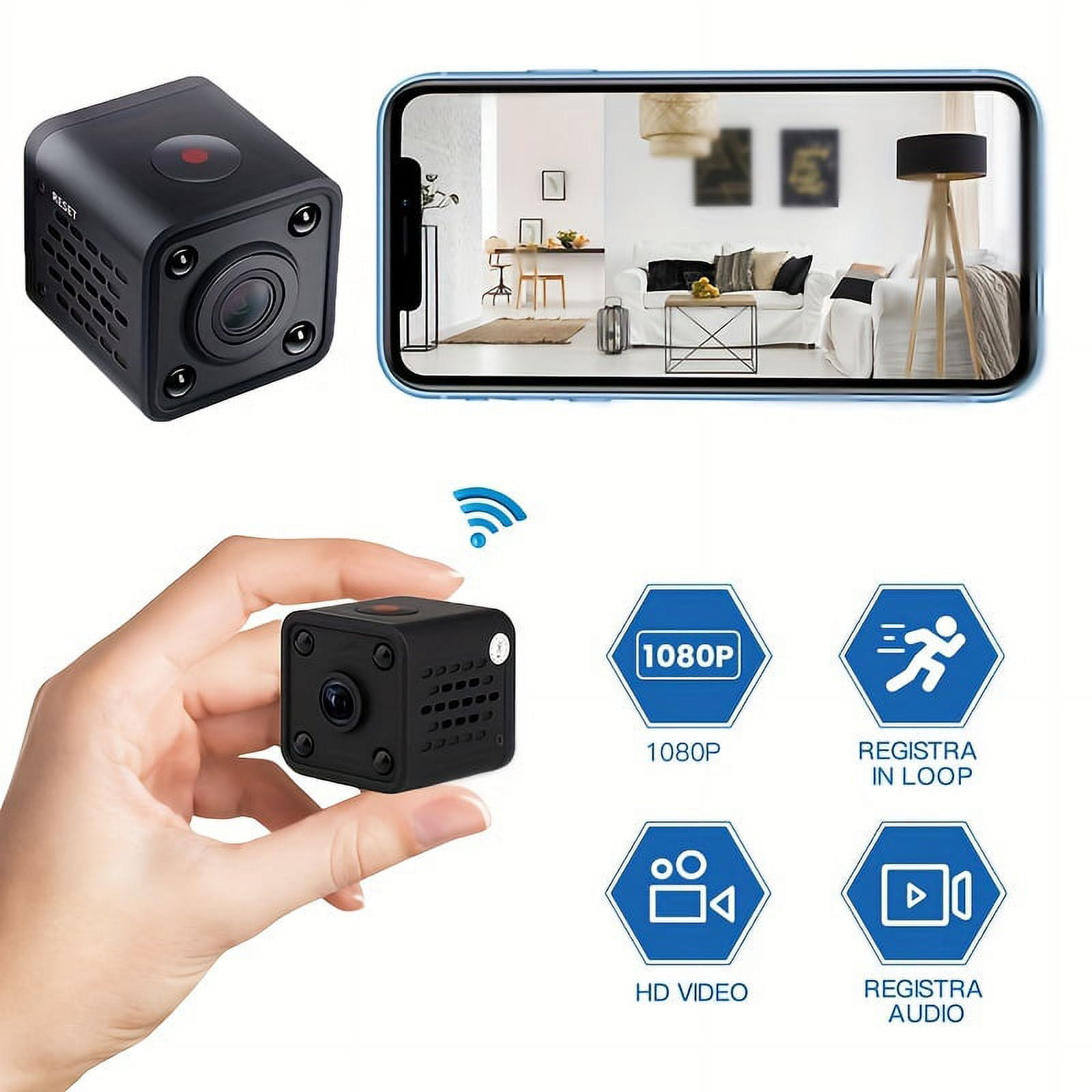Wireless WIFI Camera Home Security HD 1080P HD Infrared Night Vision ...