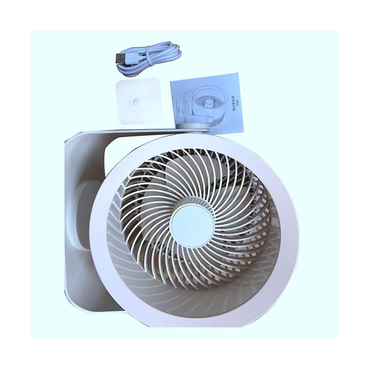 Wireless Wall Mounted Air Circulation Electric Fan 4000mah Usb ...