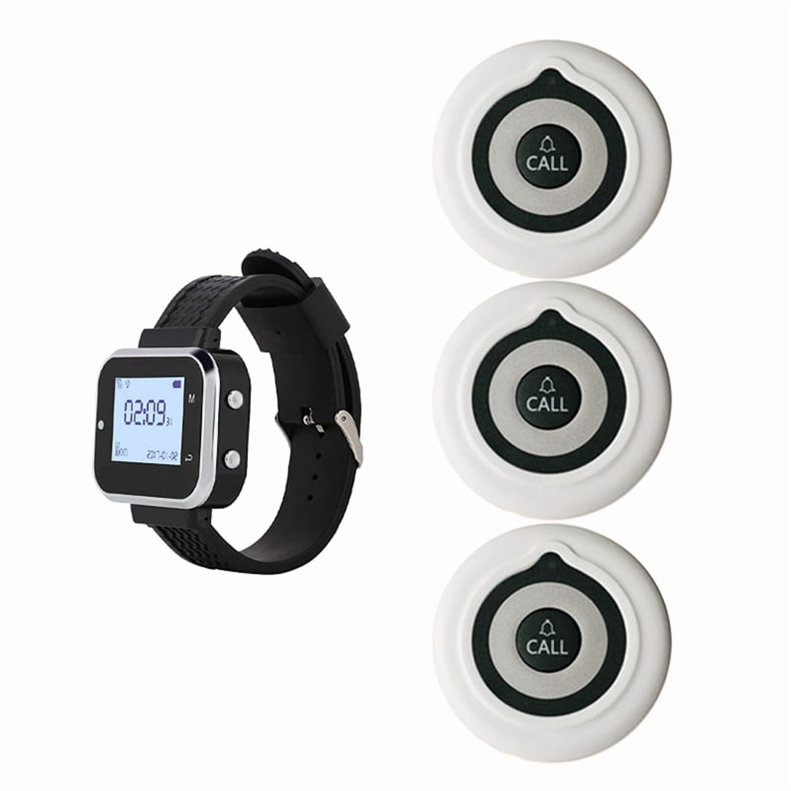 Wireless Watch Calling System Service 3Call Button Transmitters 1Wrist ...