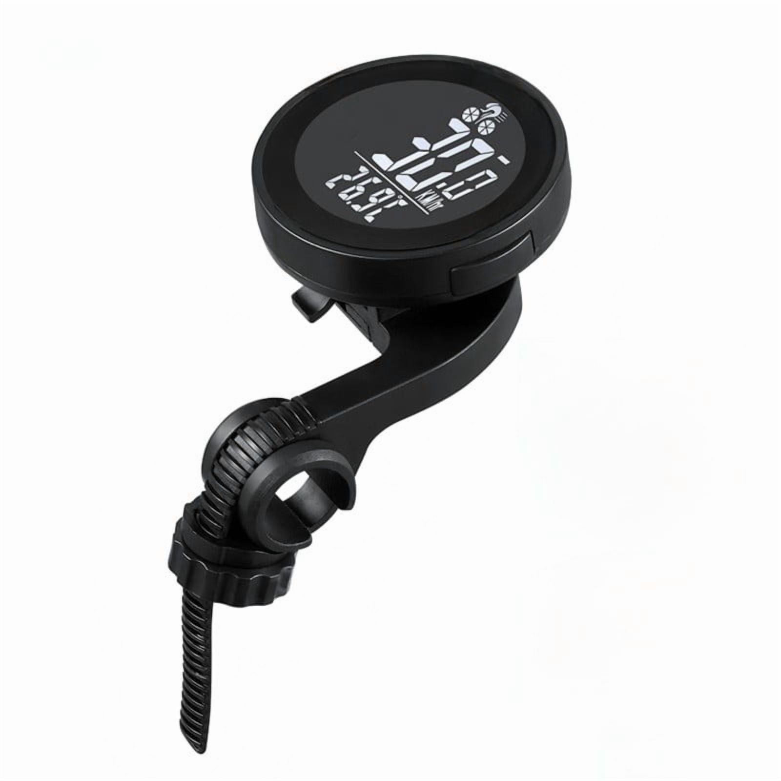 Wireless Waterproof Bike Computer Large Round Screen Speedometer ...