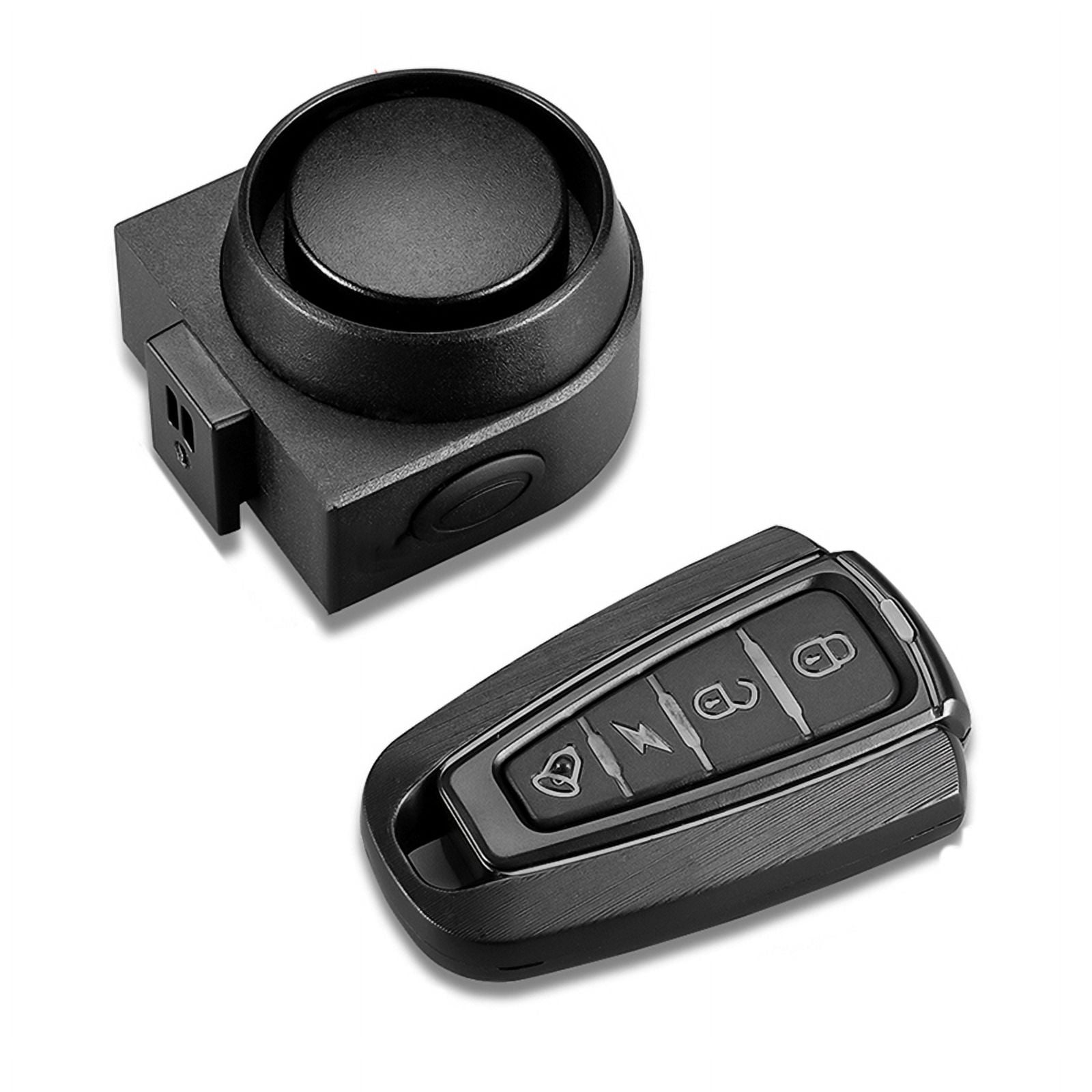 Wireless Waterproof Bike Vibration Alarm USB Charging Remote Control ...