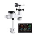 Wireless Weather Station 5-in-1, 7.5" VA Display, Solar Powered, Rain ...