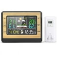 Wireless Weather Station 6 Inch Color Screen Digital Temperature ...