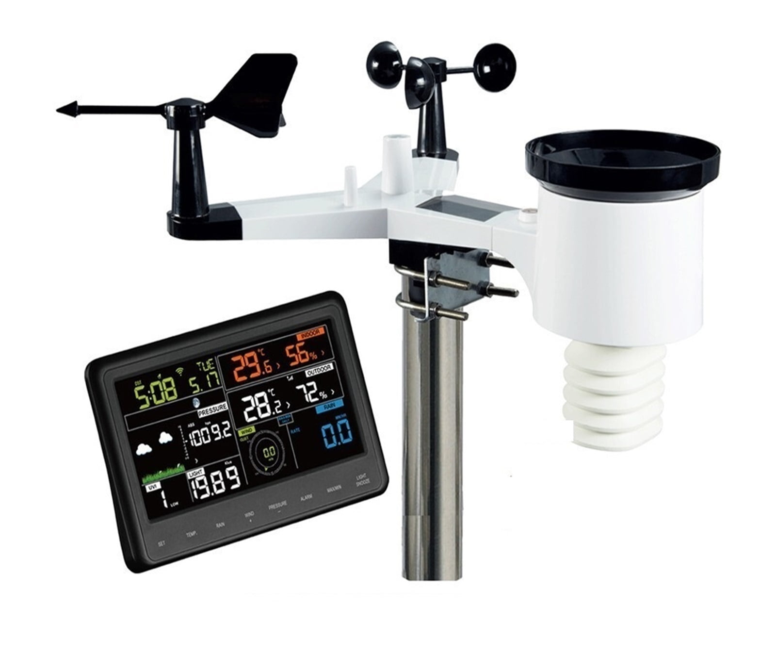Wireless Weather Station Connect To , Upload Data To Web Wunderground ...