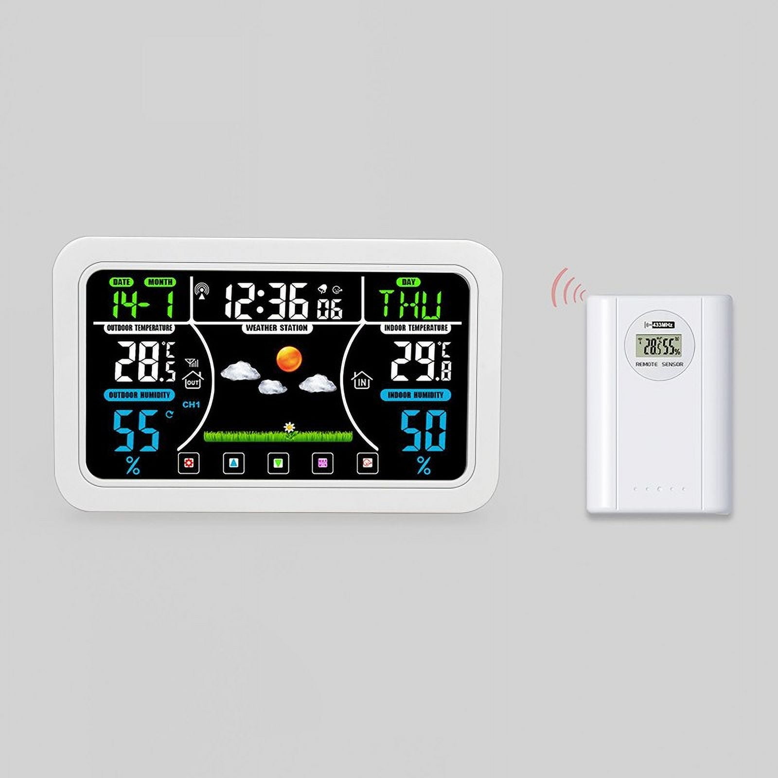 Wireless Weather Station with Hd Display: Accurate Indooroutdoor ...