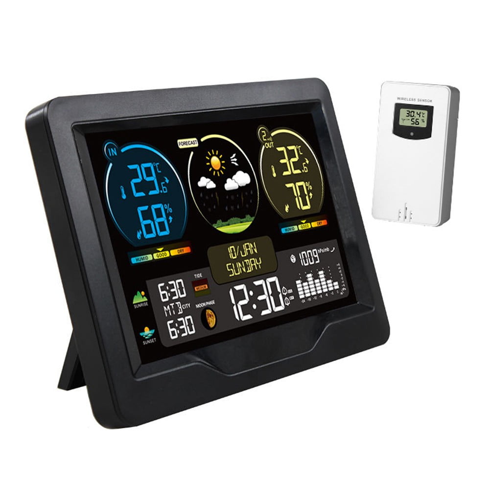 Wireless Weather Station with Outdoor Sensor: Accurate Forecast ...