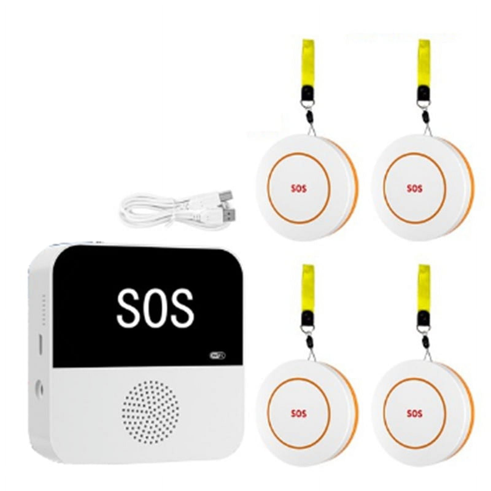 Wireless WiFi Elderly Caregiver Pager SOS Call Button Emergency SOS ...