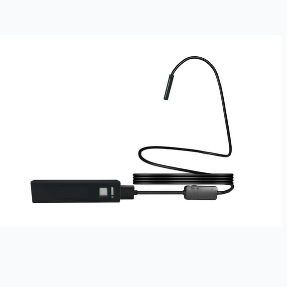 Waterproof HD 2M/7mm Endoscope Lens Mini USB Inspection Camera with 6 LED Lights Borescope for ...