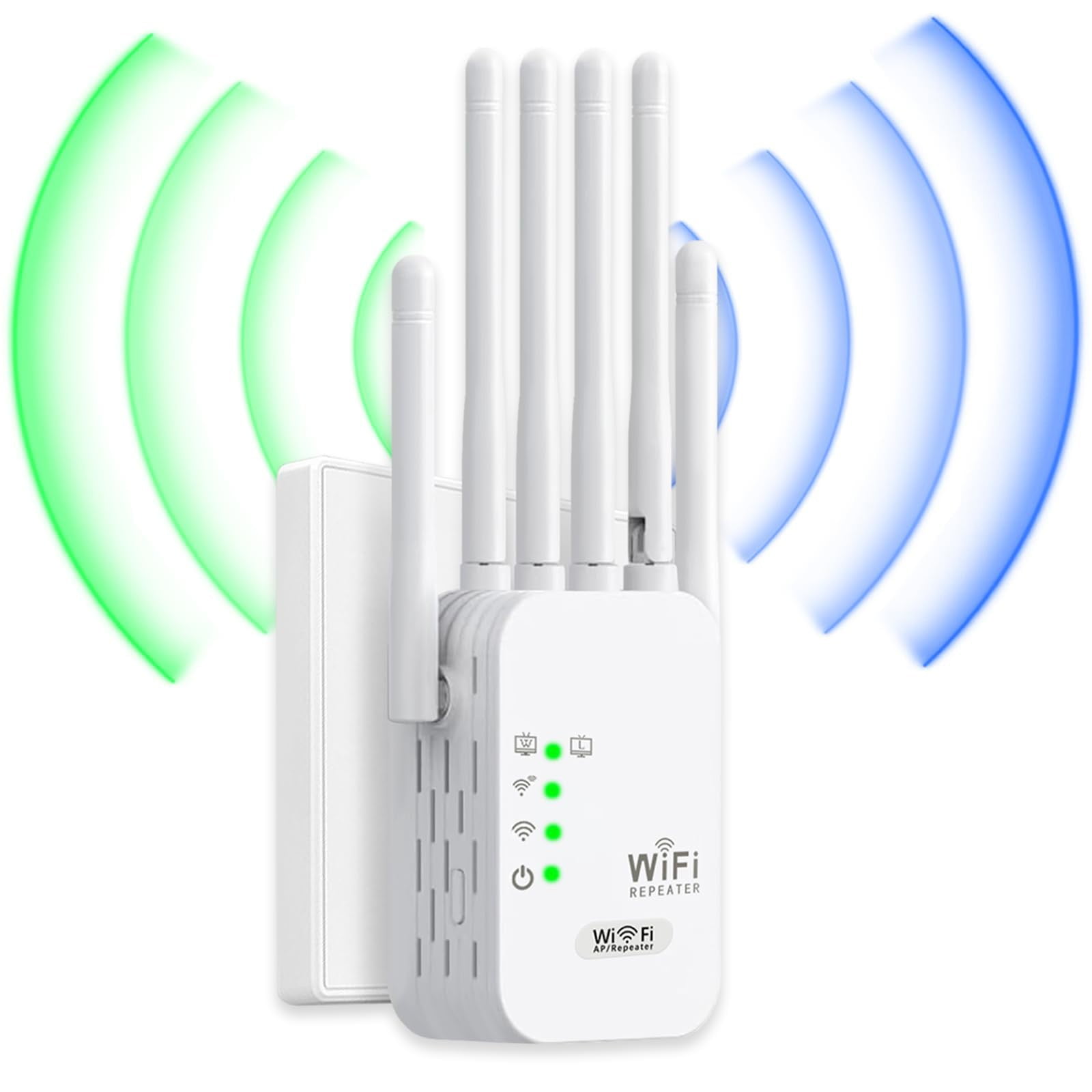 Wireless WiFi Extender Powerful Advanced WiFi Amplifier With 6 Antennas ...