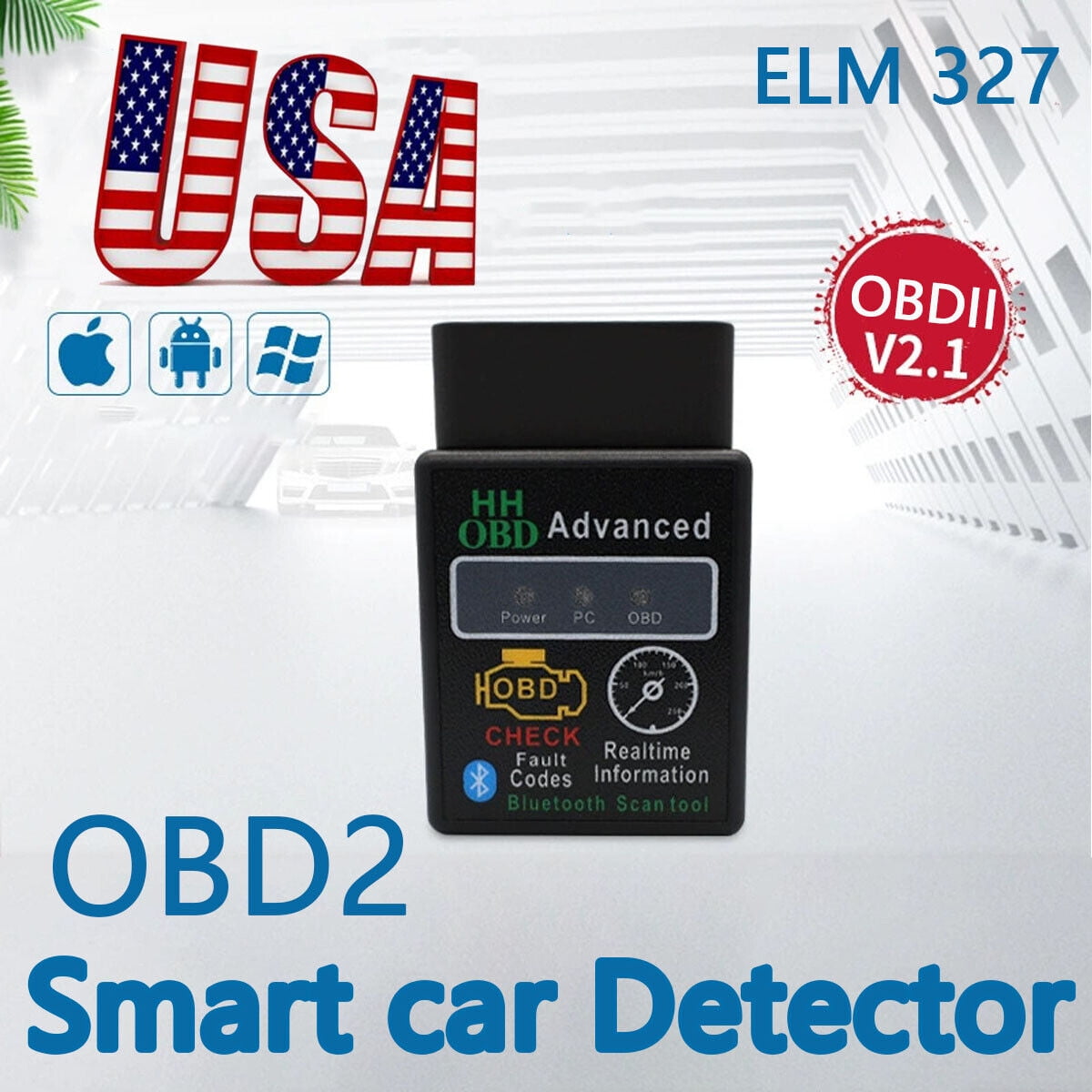 Wireless WiFi OBD2 Scanner for iPhone/iOS Android AUCARAUTO Elm327 ...