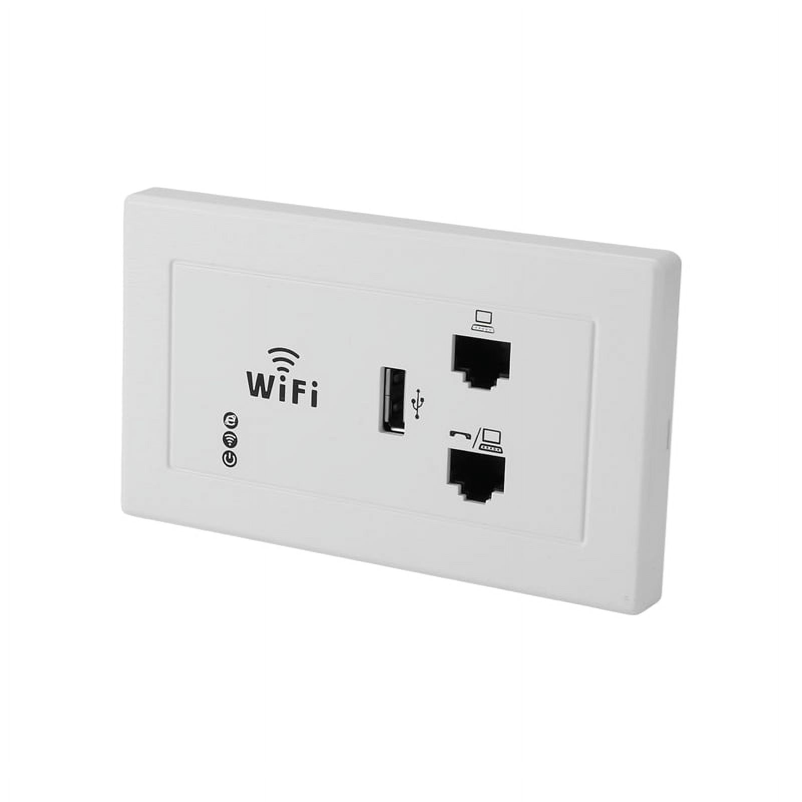 Wireless WiFi Wall Switch Panel WIFI Socket Embedded Wireless Router ...