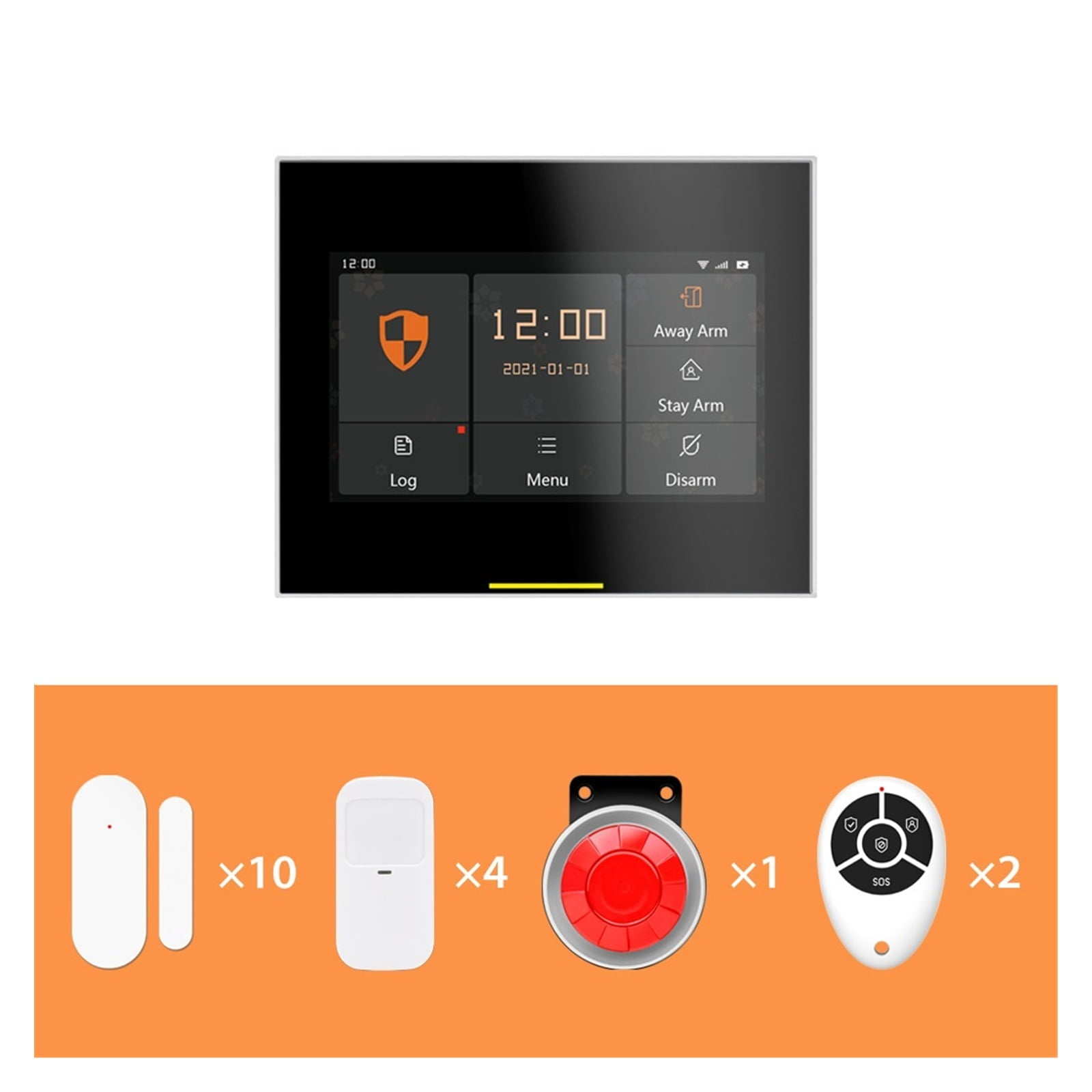 Wireless Wifi 4G Smart Home Security Alarm System Kits For Garage And ...