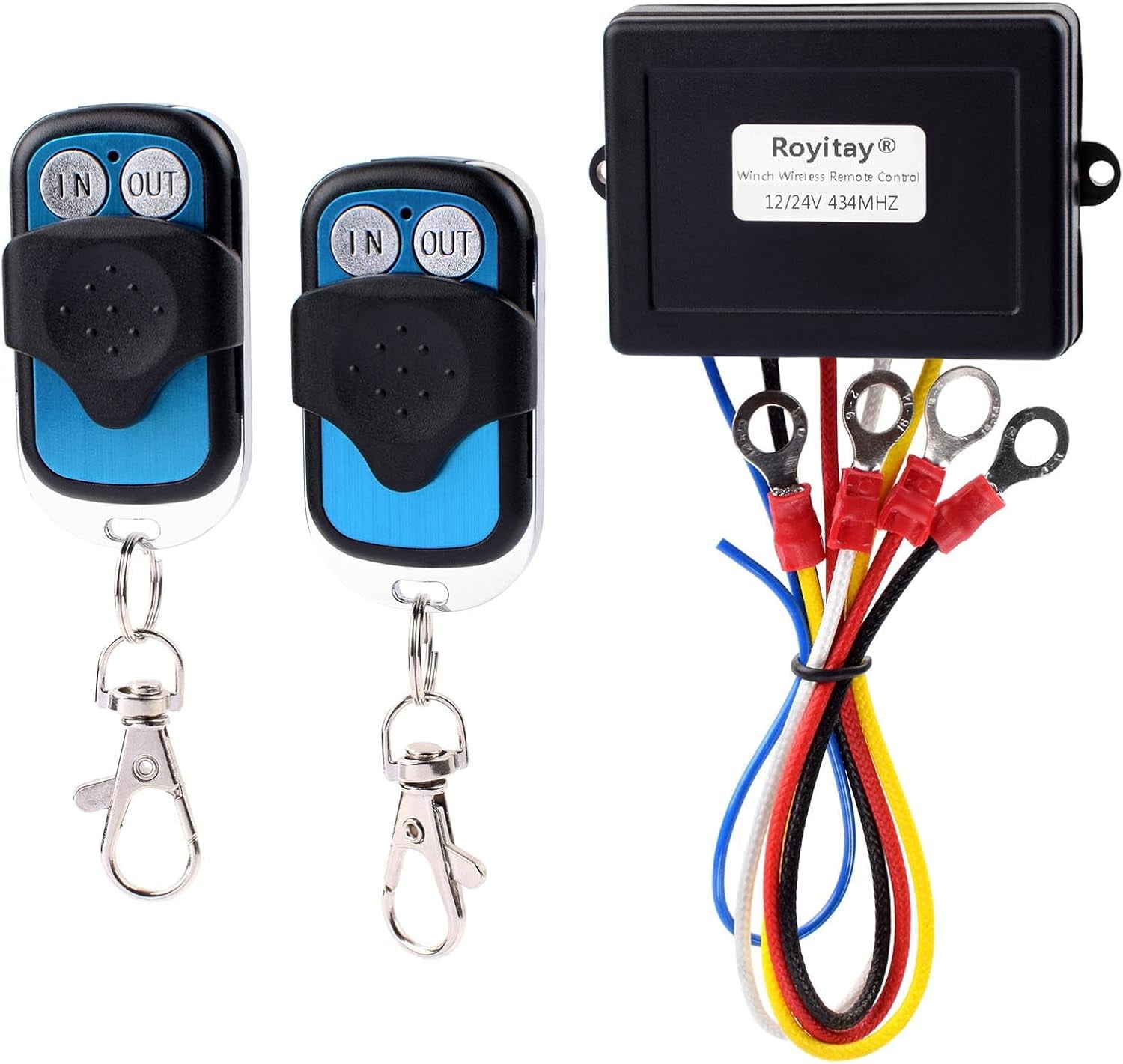 Wireless Winch Remote Control Kit for Car Truck Jeep ATV SUV Handset ...