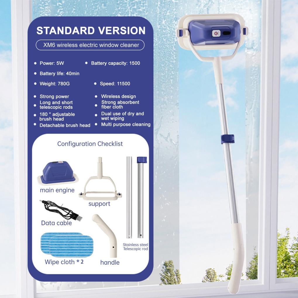 Wireless Window Cleaning Device - 180° Angle Adjustment,Automatic ...