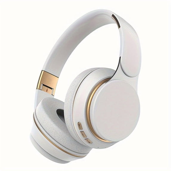 Wireless Wireless Over-Ear Headphones with Built-in Mic, Foldable ...