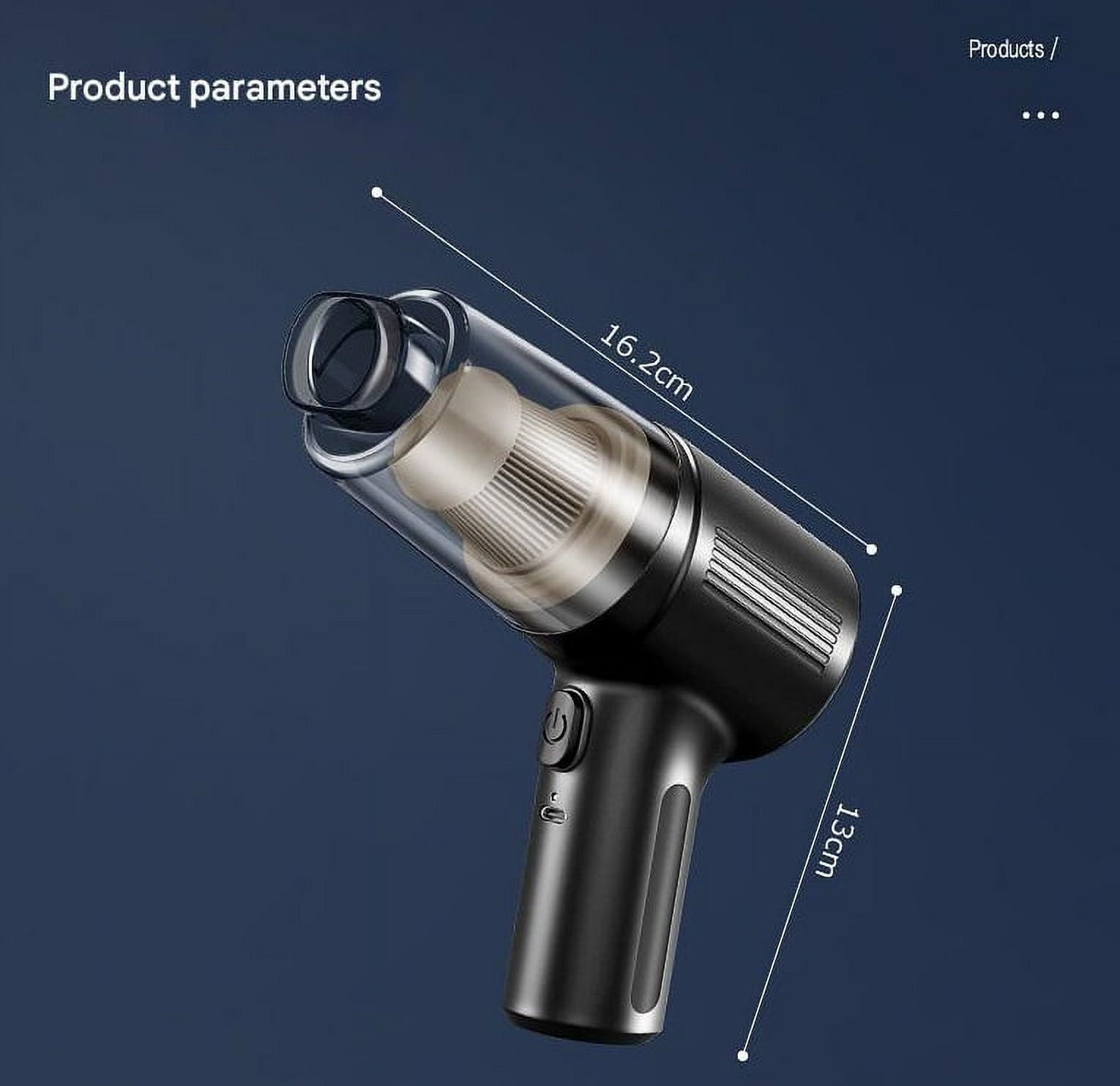 Wireless car vacuum cleaner multifunctional handheld portable suction ...