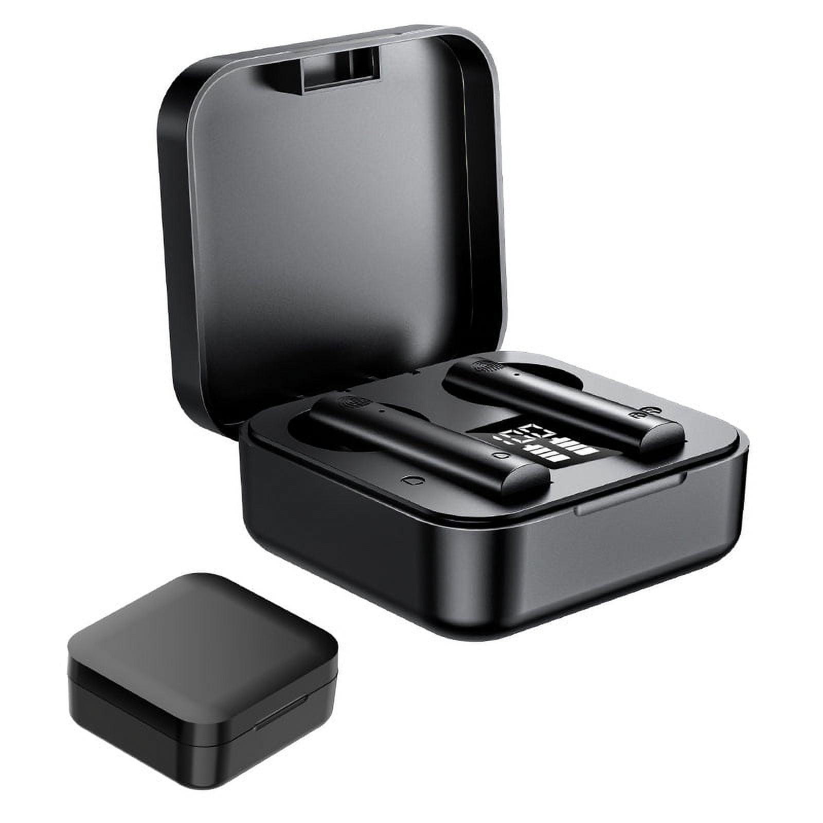 Wireless dual ear mini digital display Bluetooth headset - Walmart.com