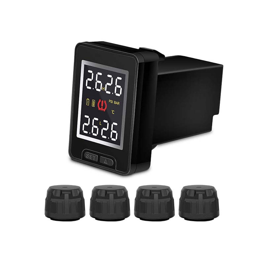 Wireless external/internal sensors of car tire pressure monitoring ...