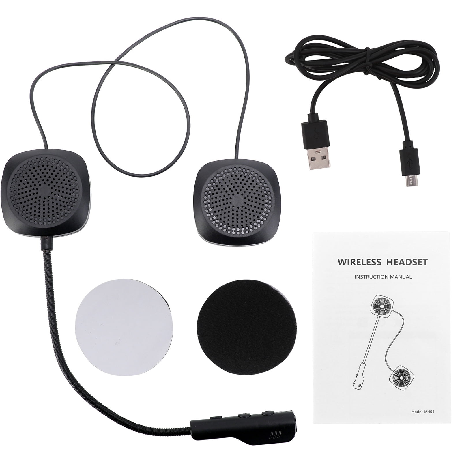 Wireless headset,Bt Headset Qisuo Headset 5.0 Helmet Bt 5.0 Helmet Bt ...