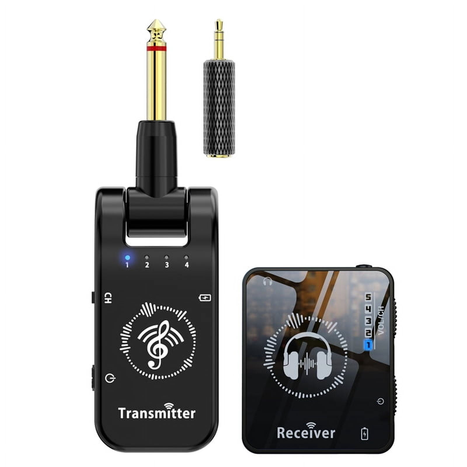 Wireless in Ear Monitor System Rechargeable Transmitter Receiver ...