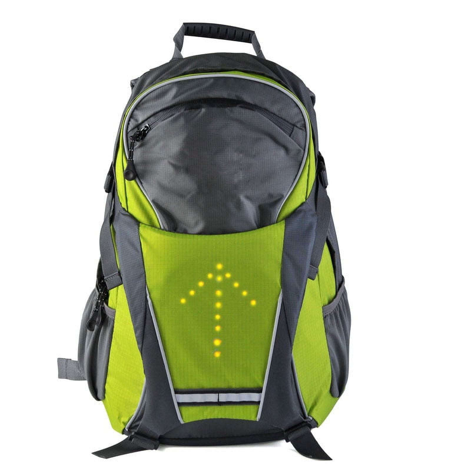 Wireless remote control LED light warning backpack,green - Walmart.com