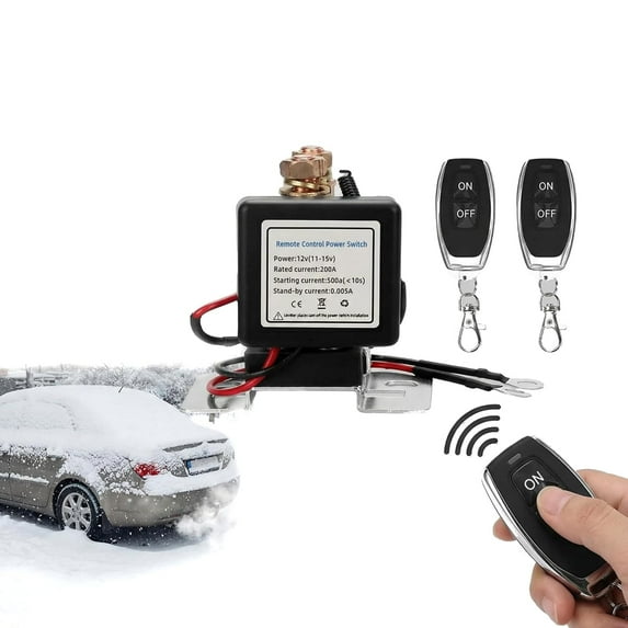 Wireless remote control battery relay switch, universal remote control ...