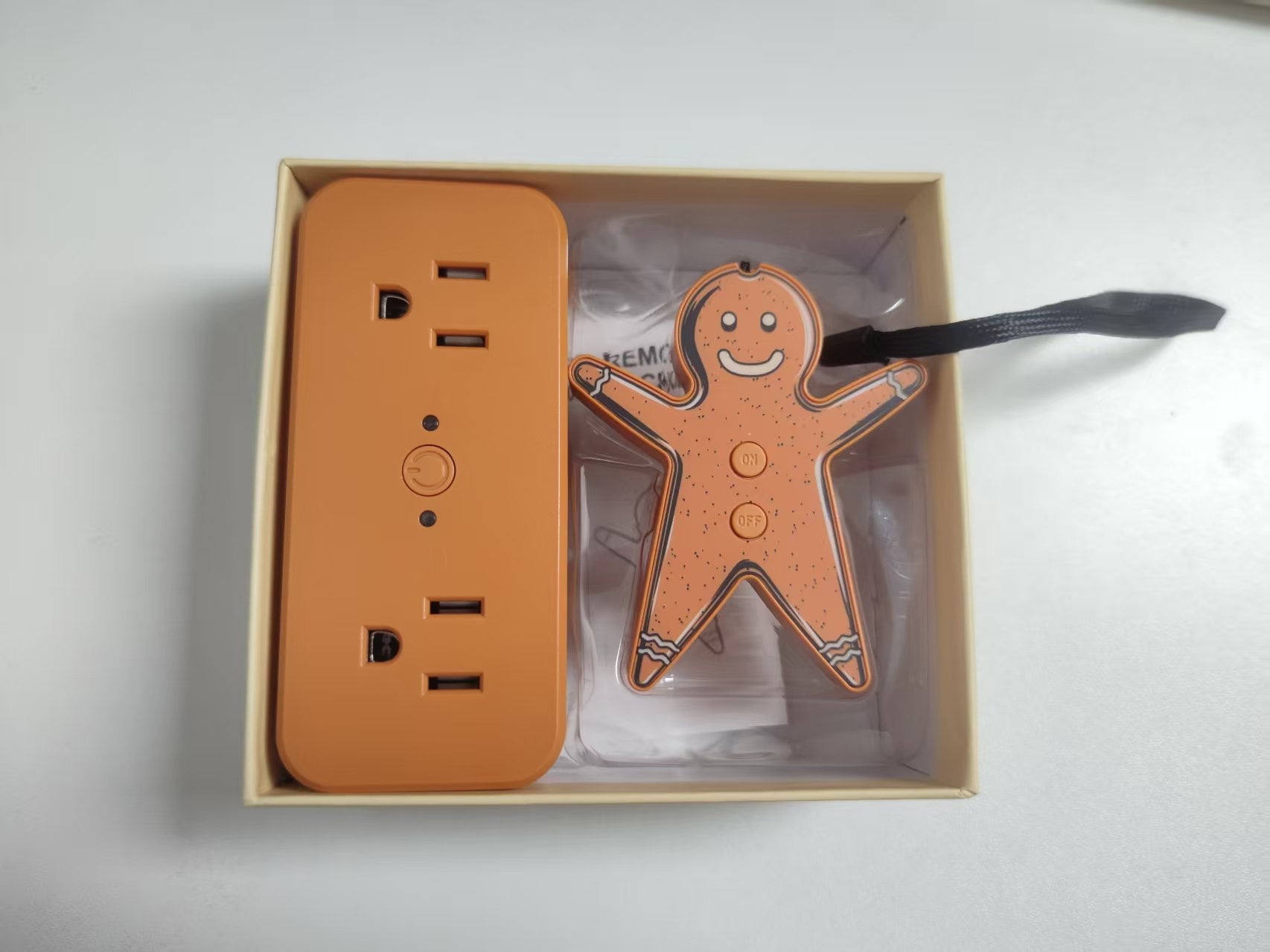 Wireless remote control switch, Christmas gingerbread man smart ...