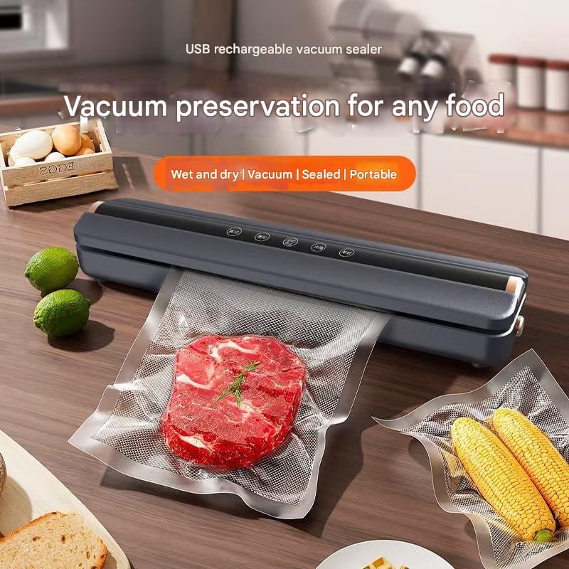 Wireless Vacuum Sealer Food Preservation Machine - 64KPA Vacuum ...