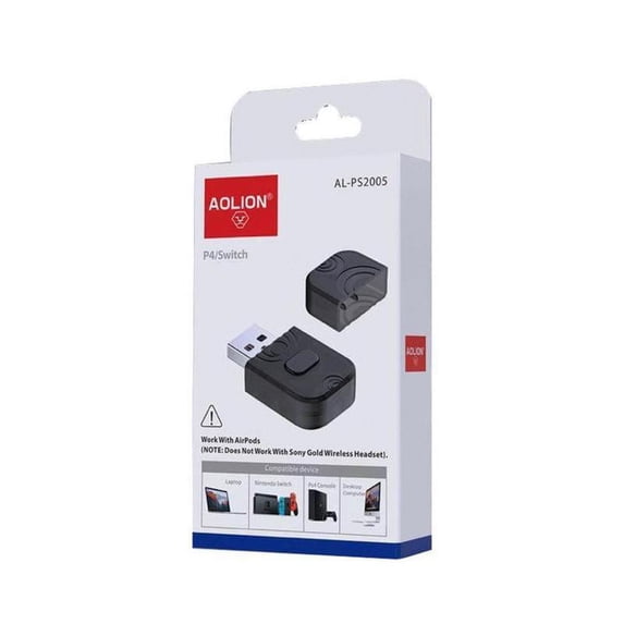 Wirelessly Connect Headphones to PS with Bluetooth Dongle Receiver New ...