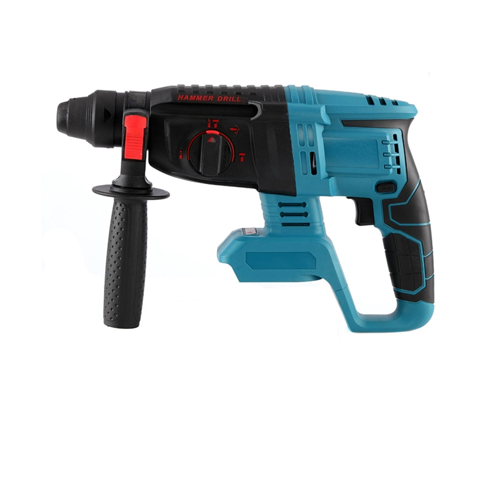 Wirelesss Electric Rotary Hammer Drill 4 Modes Professional Flat Drill ...
