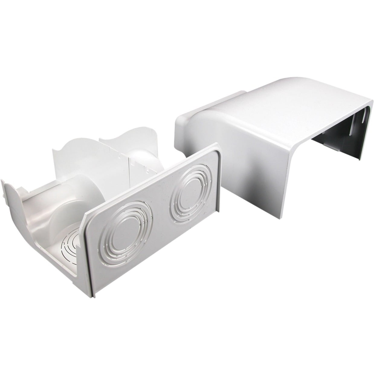 Wiremold 5410Dfo 5400 Raceway Divided Entrance End Cap - Walmart.com