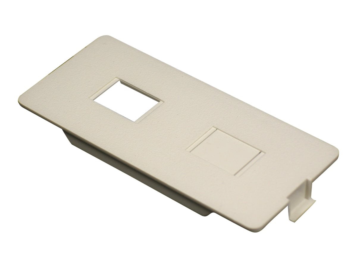 Wiremold 5507RJ Dual RJ11/RJ45 Connector Faceplate / 5500 Series ...