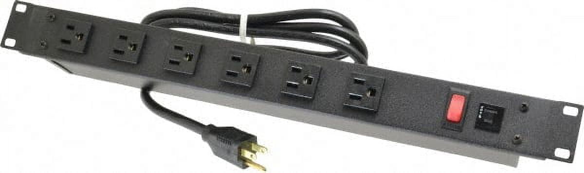 Wiremold 6 Outlets, 120 Volts, 15 Amps, 6' Cord, Power Outlet Strip ...