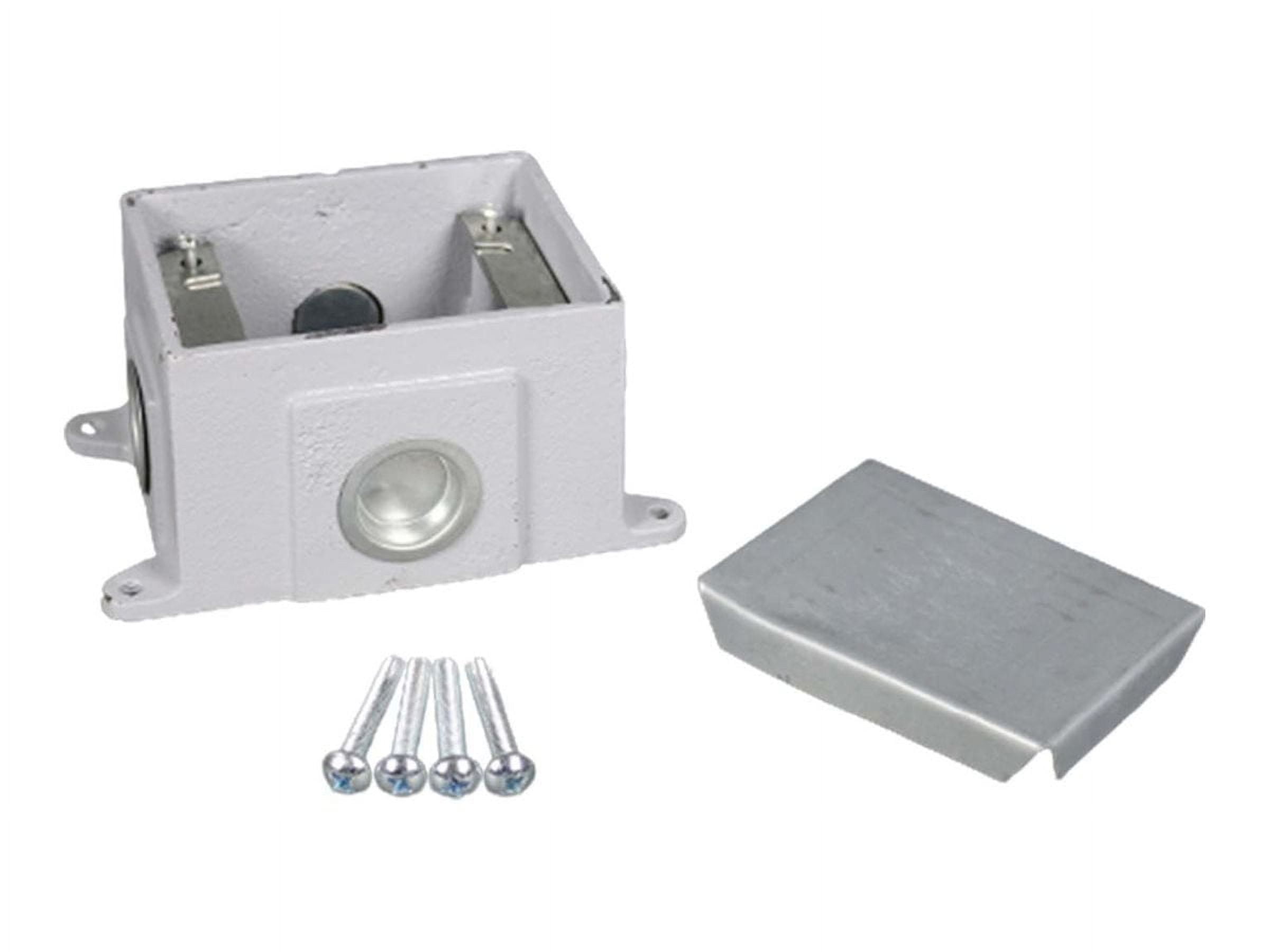 Wiremold 880CS1-1 Omnibox Series Single Gang Cast Iron Deep Floor Box ...