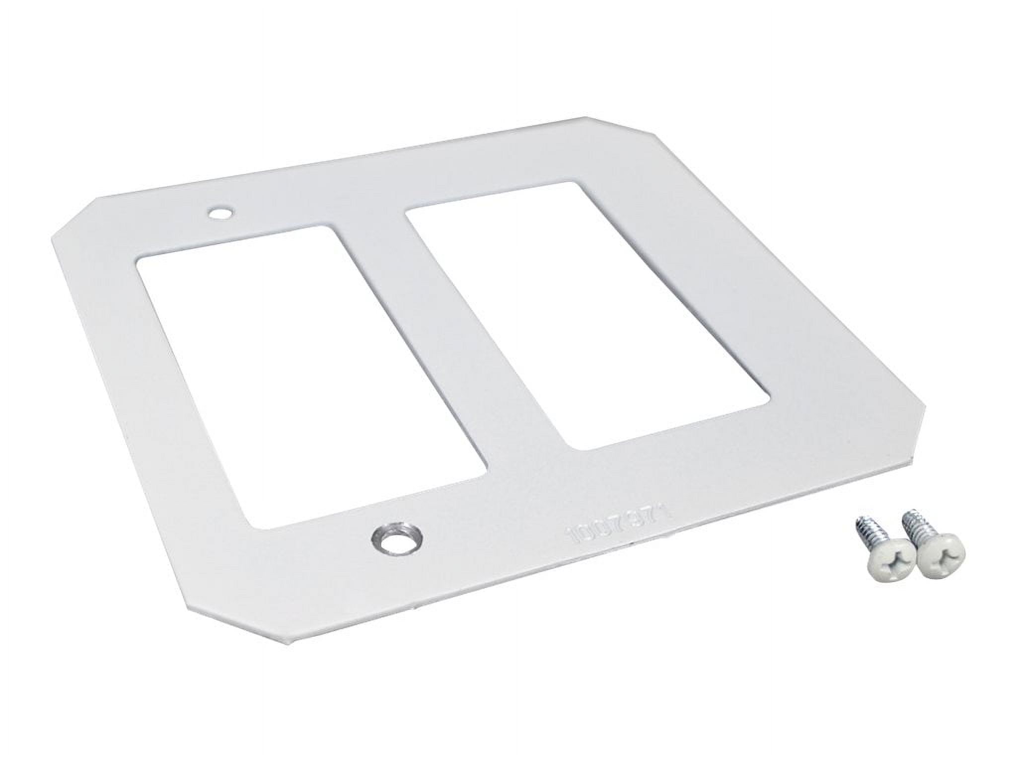 Wiremold - 8AT Evolution Series - poke-thru device plate - 2 gangs ...