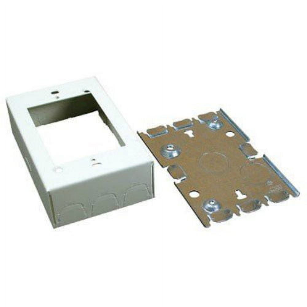 Wiremold B-3 Metal Raceway Deep Switch And Receptacle Box, Ivory, Each ...