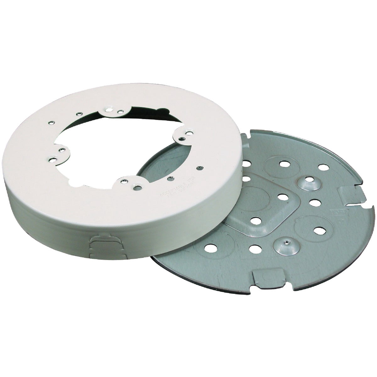 Wiremold Ivory Round Fixture Box B4F - Walmart.com