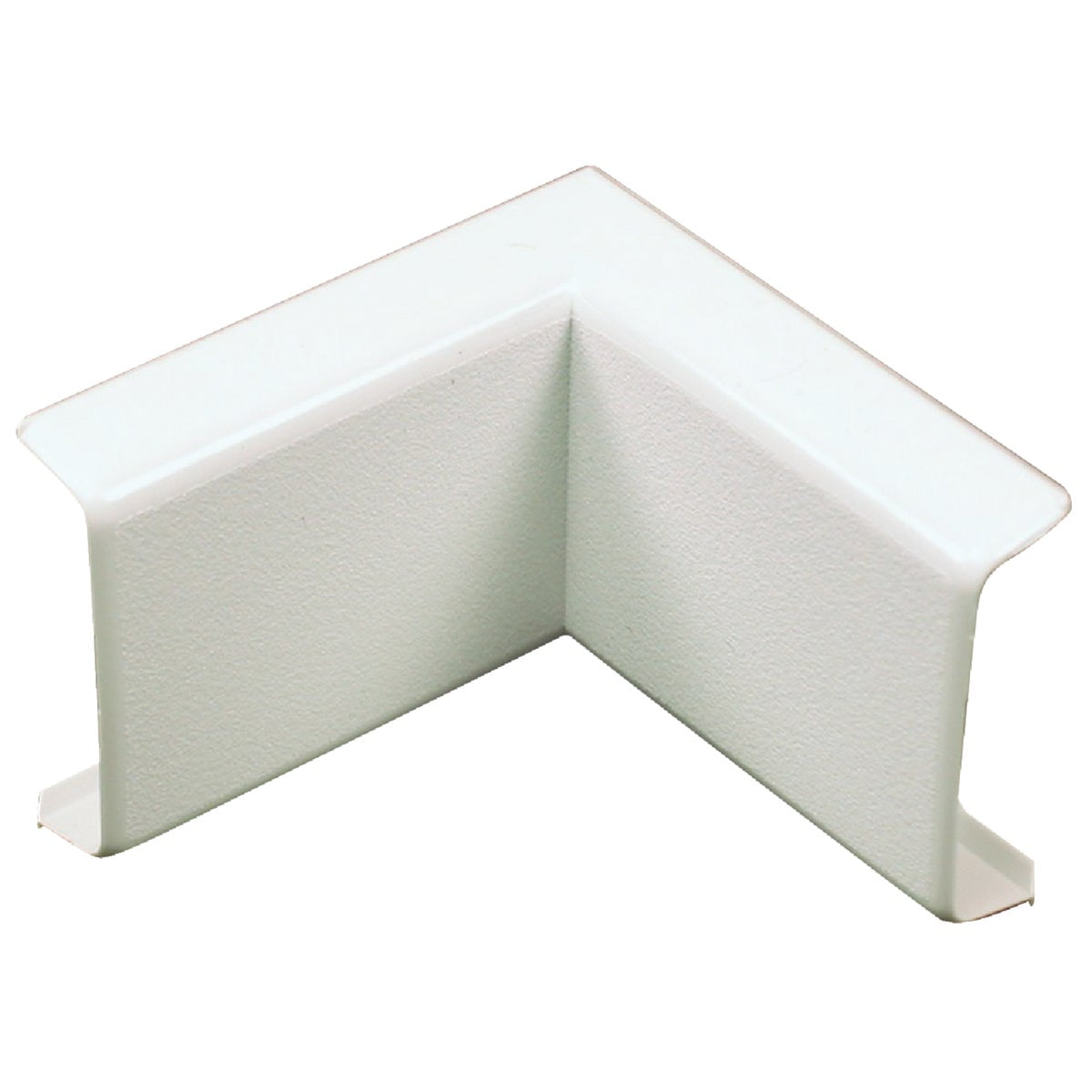 White Plastic Inside Elbow Wiremold 90 Degree Angle Carded, Each ...