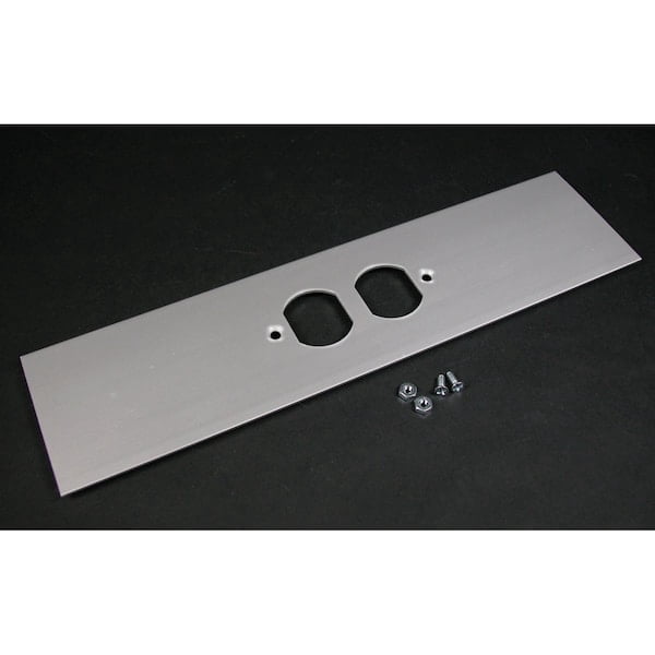 Wiremold Duplex Cover Plate,Gray,Aluminum ALA-DR - Walmart.com