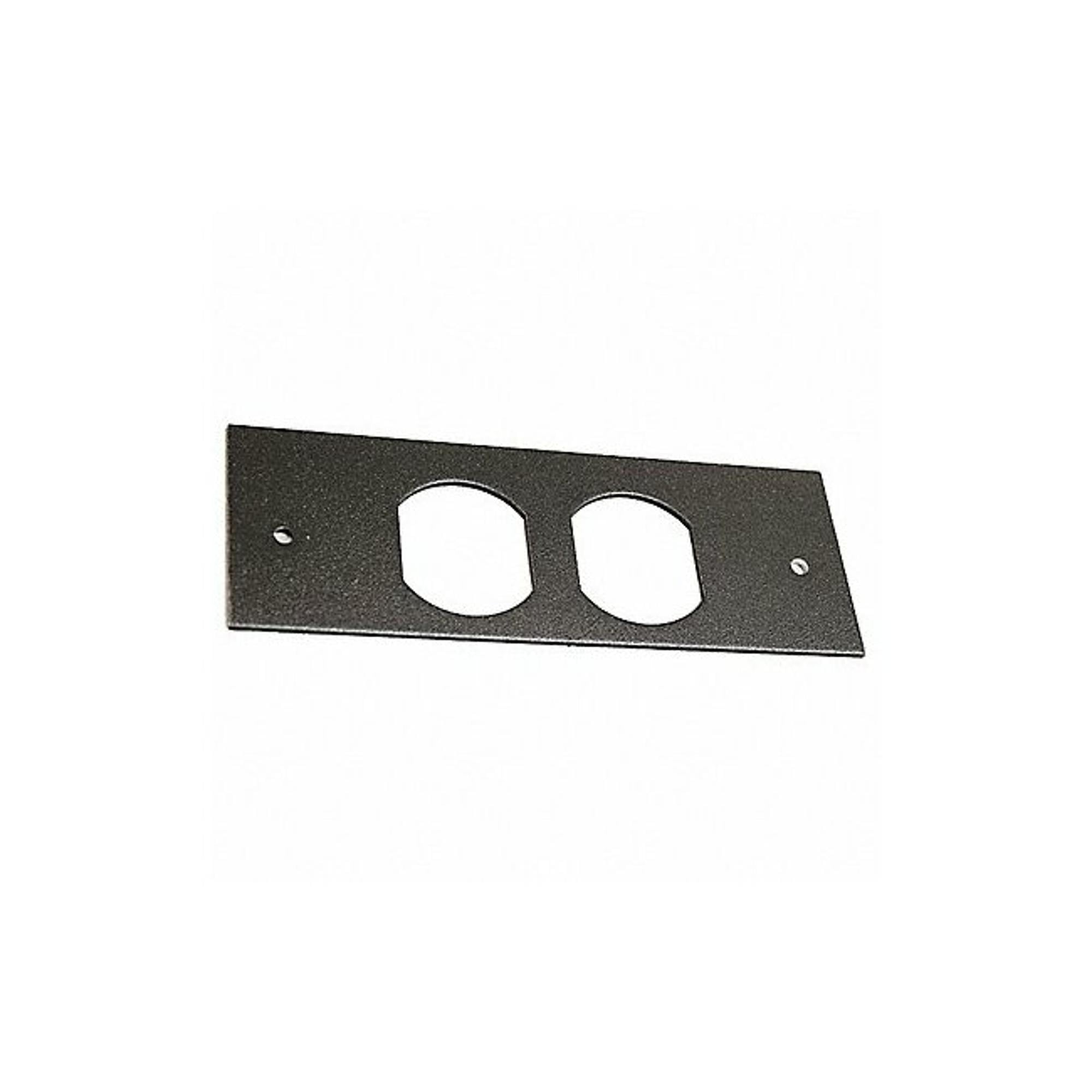 Wiremold Duplex Faceplate Fitting,Gray,Steel OFR47-D - Walmart.com