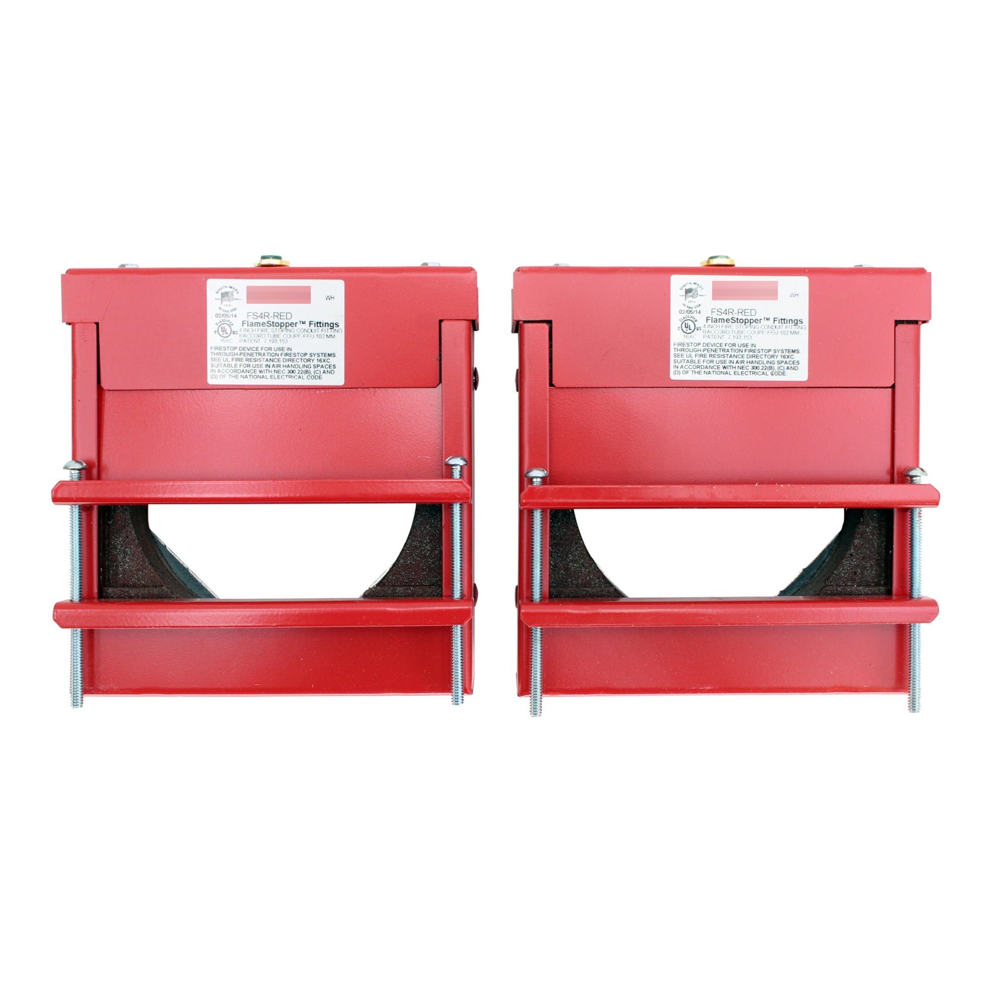 Wiremold FS4R-RED Thru-Wall Conduit Fitting, 4-Inch, Red - Walmart.com