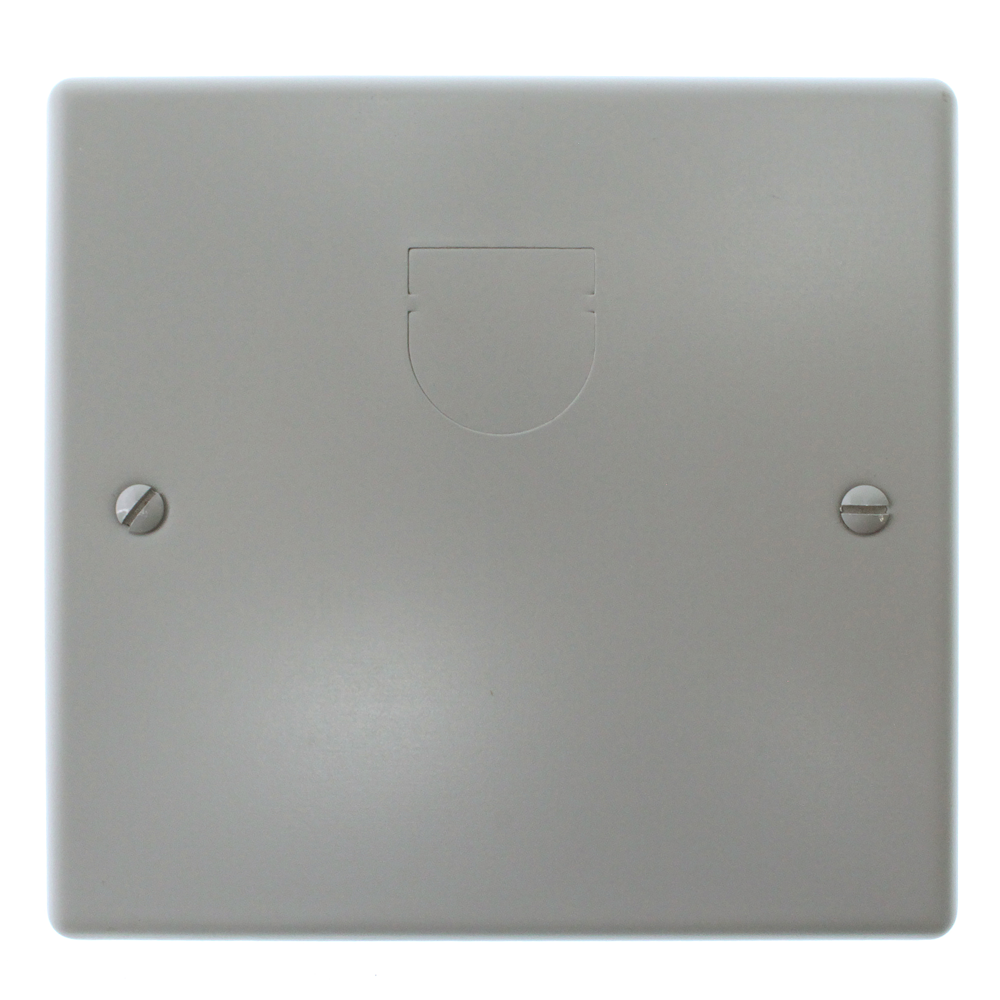 Wiremold G4047Xh 2 Gang Single Mouse Hole Cover Gray Outlet Telephone ...