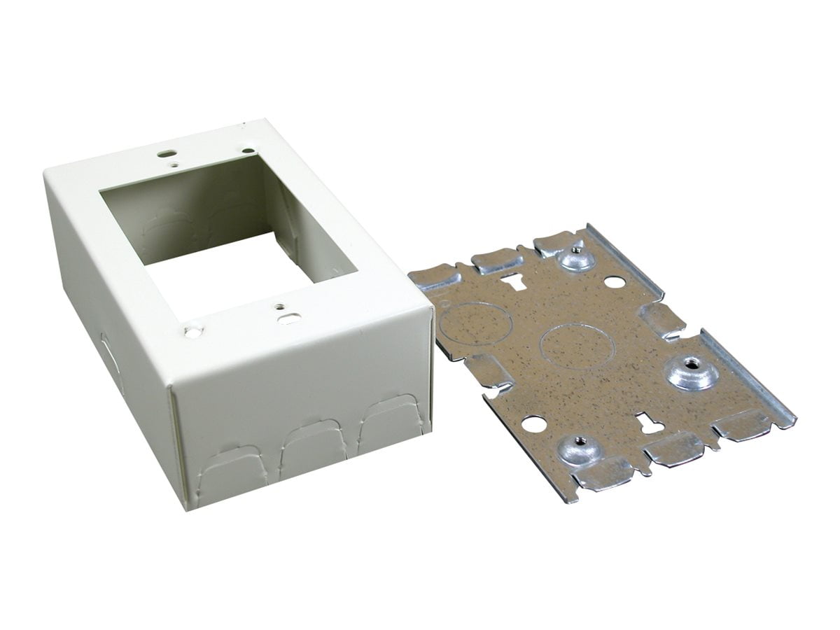 Wiremold Legrand 5745 Wh Steel Combination Device Box Surface Raceway ...