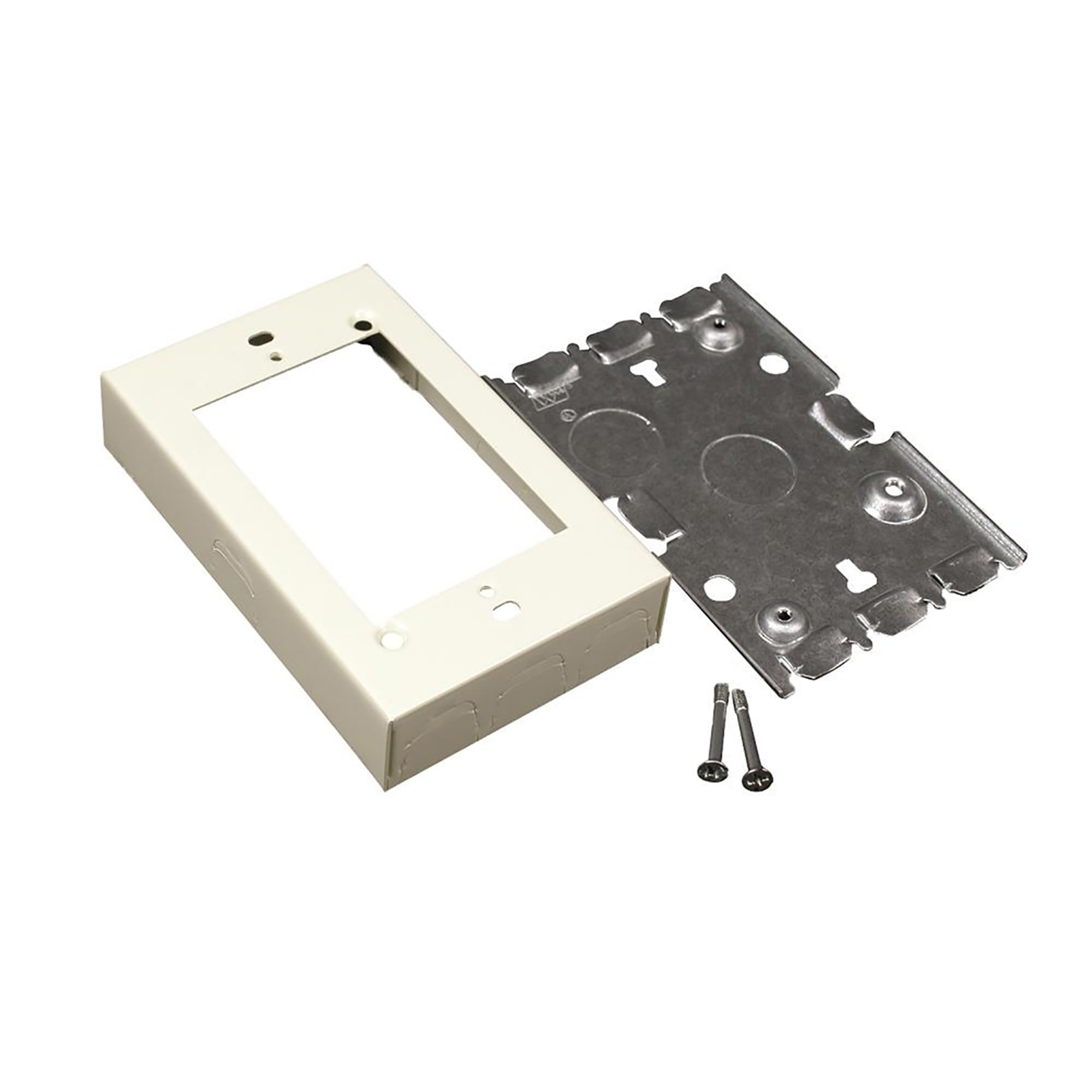 Wiremold Legrand 5751WH 1- Gang Extension Box Adapter Flush Cable ...