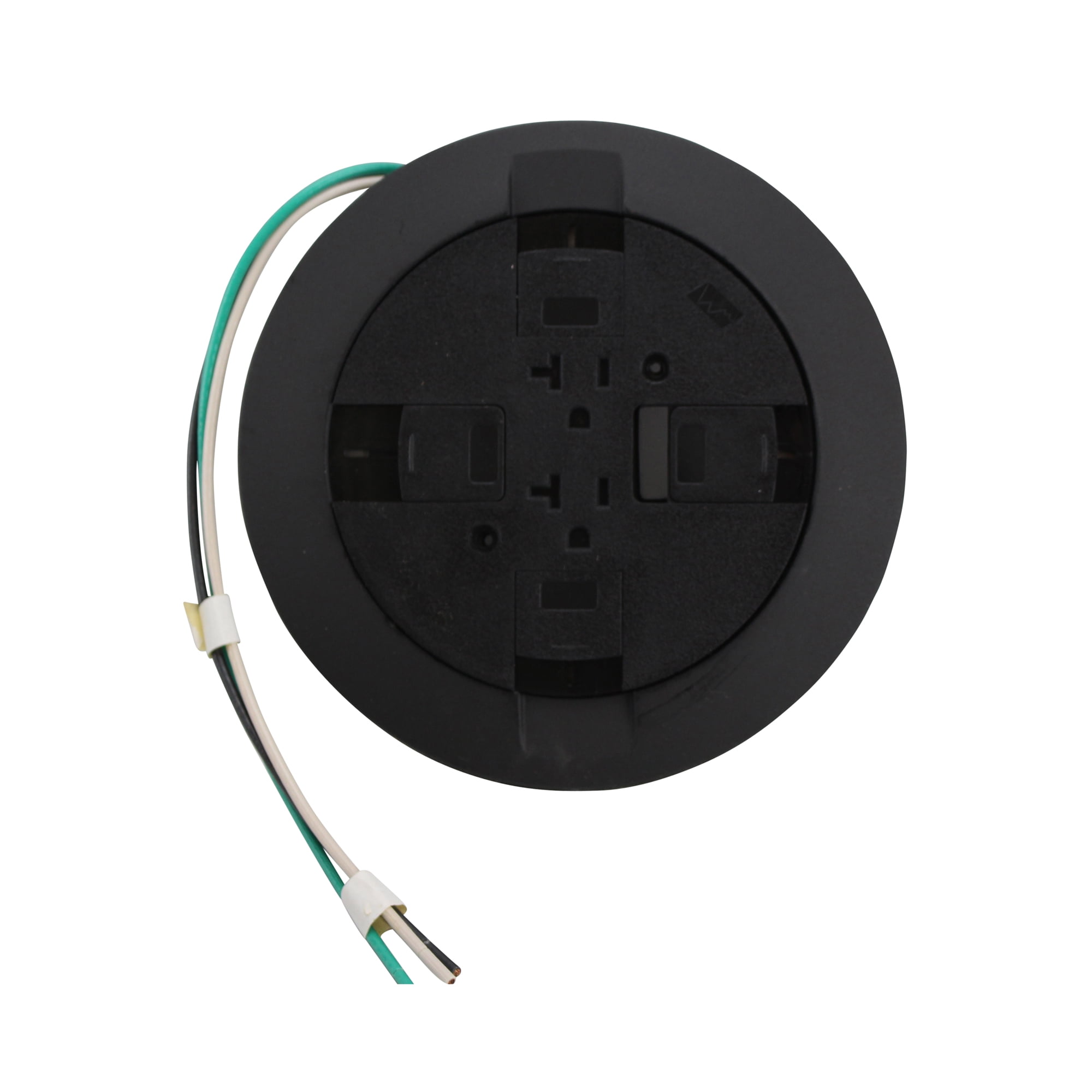 Wiremold Legrand Rc7Ctcbk Multi-Service Assembled Poke-Thru Device ...