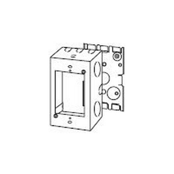 Wiremold Legrand V5745 Comco Switch And Receptacle Box Ivory - Walmart.com