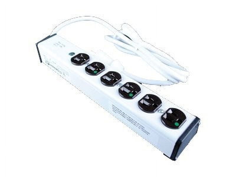 Wiremold Outlet Strip,6 Outlet,15A,13-1/4" L,Wht ULM6-6 - Walmart.com