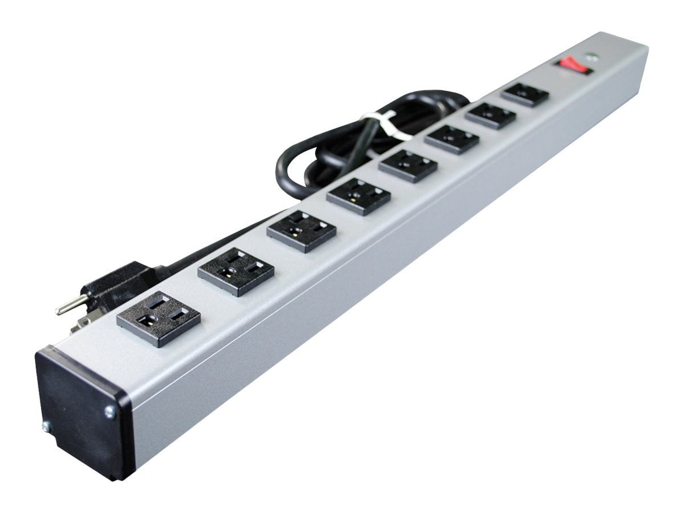 Wiremold Plug-In Outlet Center Unit - Power distribution strip - 15A/24 ...
