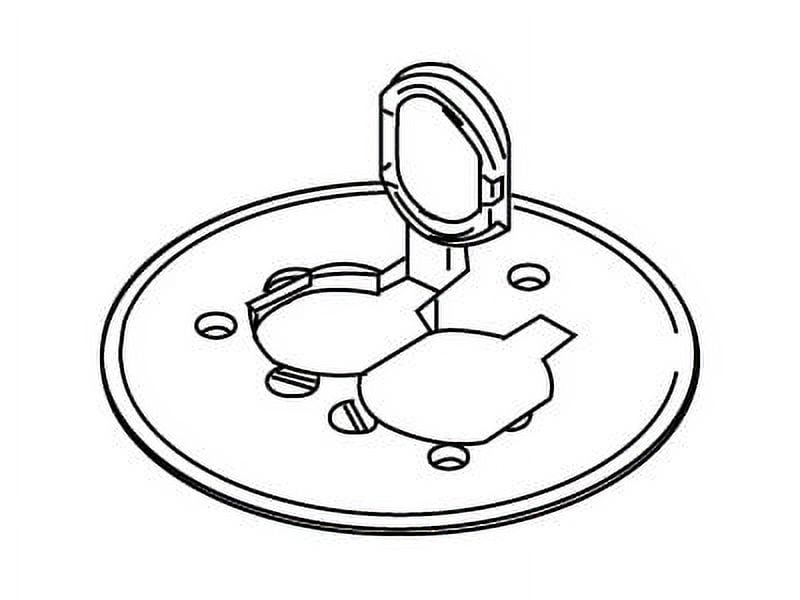 Wiremold Ratchet-Pro Series - In-floor box cover - nonmetallic, duplex ...