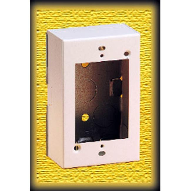 Wiremold V5748 1.75''H x 2.88''W x 4.63''D Steel Single Gang Deep Box ...